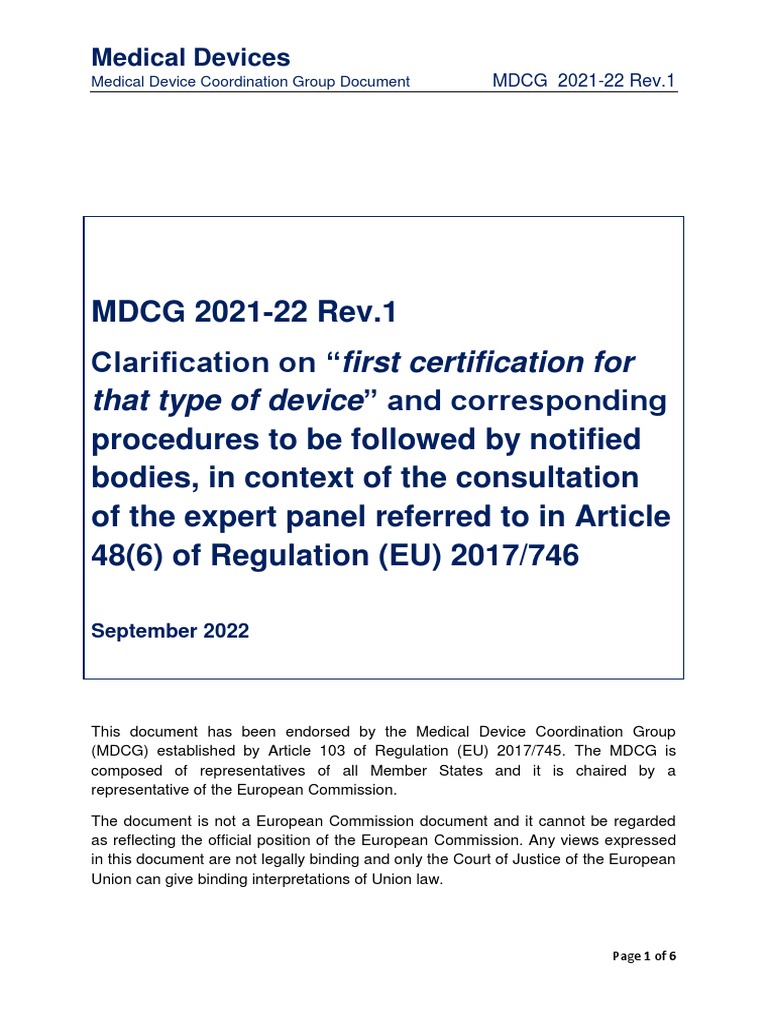 MDCG 2021-22 en | PDF | Immunoassay | Medical Device MDCG 2021-22 en | PDF | Immunoassay | Medical Device