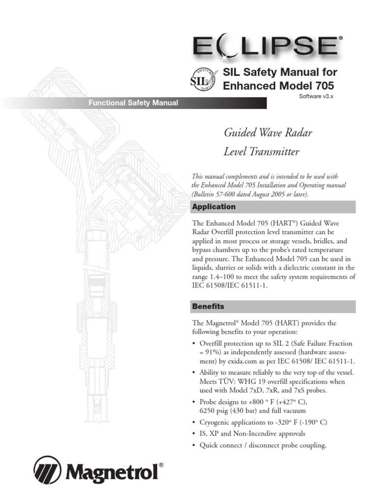 Magnetrol Eclipse 705 Instrukcja SIL 705 v3x EN | PDF | Capacitor ...