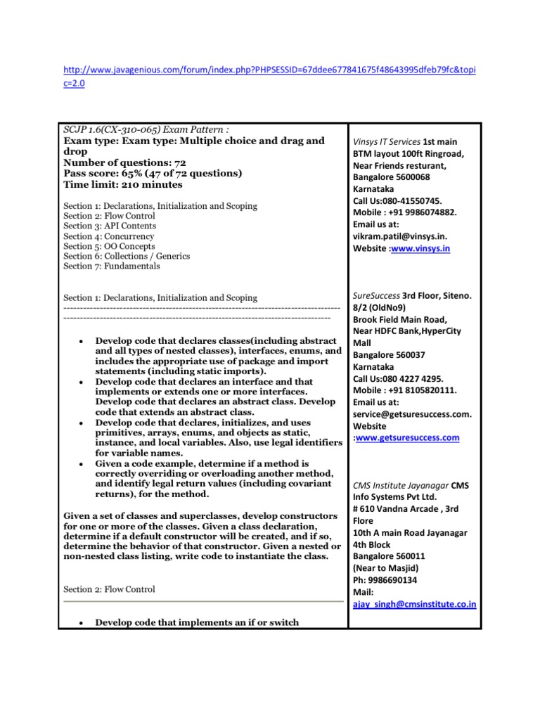 Do It For Scjp Pdf Method Computer Programming C Programming Language 