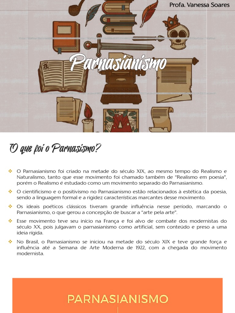 O Parnasianismo no Brasil: características e influência do movimento ...