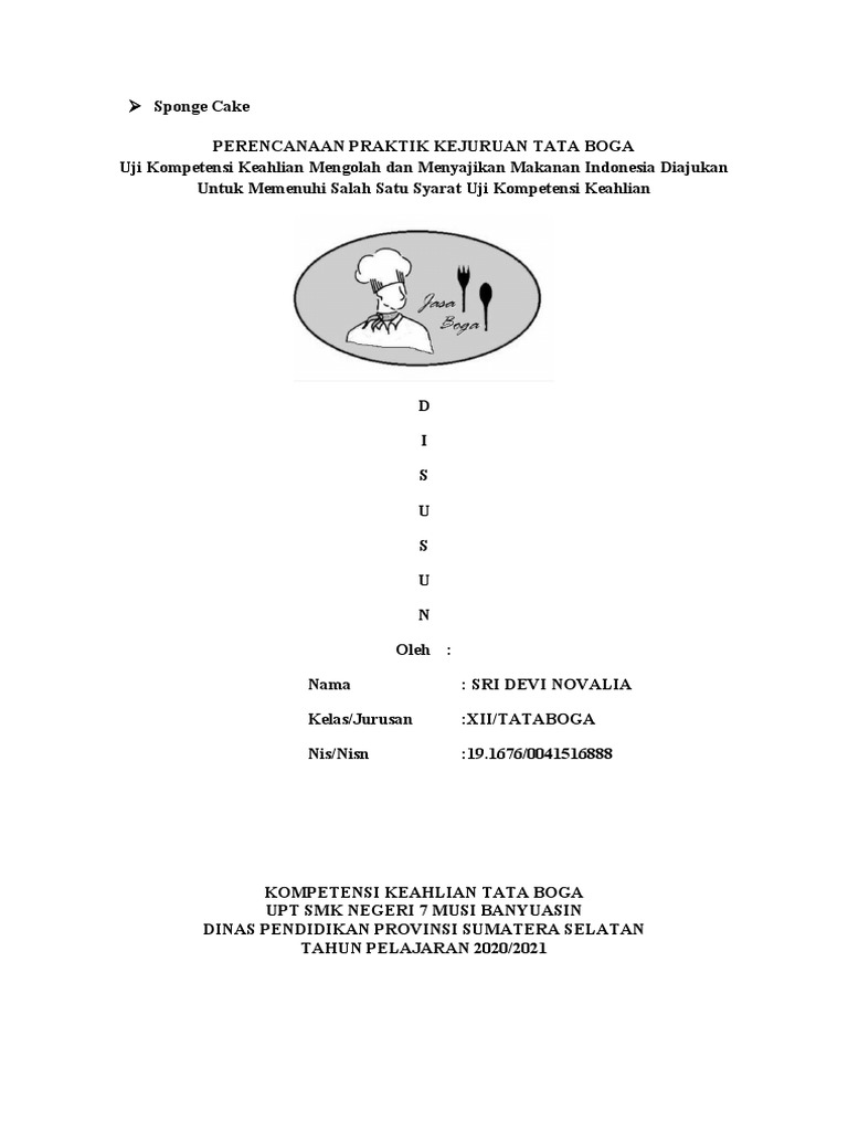Perencanaan Ukk Sri Devi Novalia | PDF