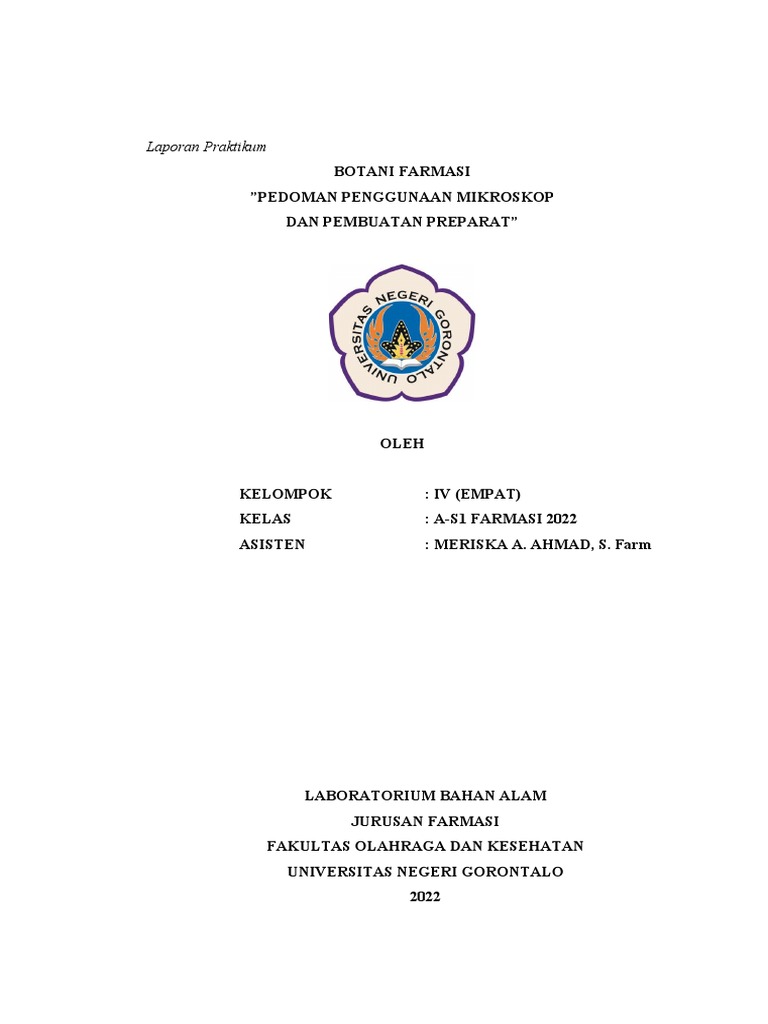 Laporan Praktikum Botani Modul 1 | PDF