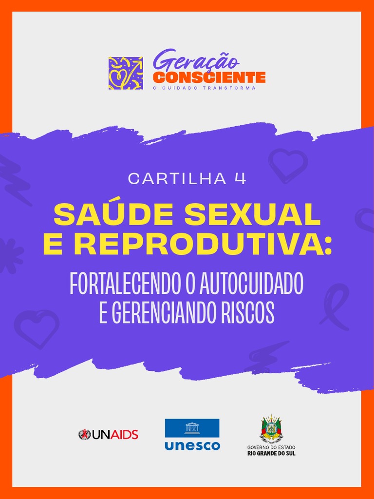 Cartilha 4 Saúde Sexual E Reprodutiva Pdf Hiv Aids Infecção