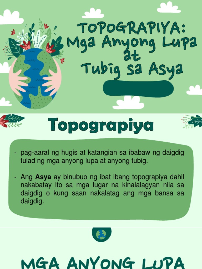 Lesson 1.2 - Topograpiya | PDF