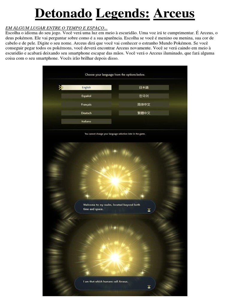 Detonado Legends Arceus | PDF | Pokémon