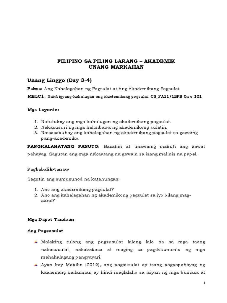 Week1 Day3-4 Activity-Sheet | PDF