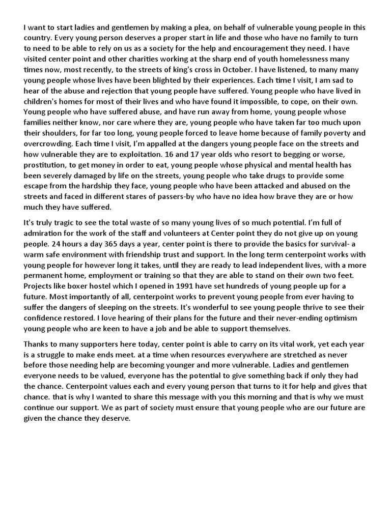 Diana Speech | PDF