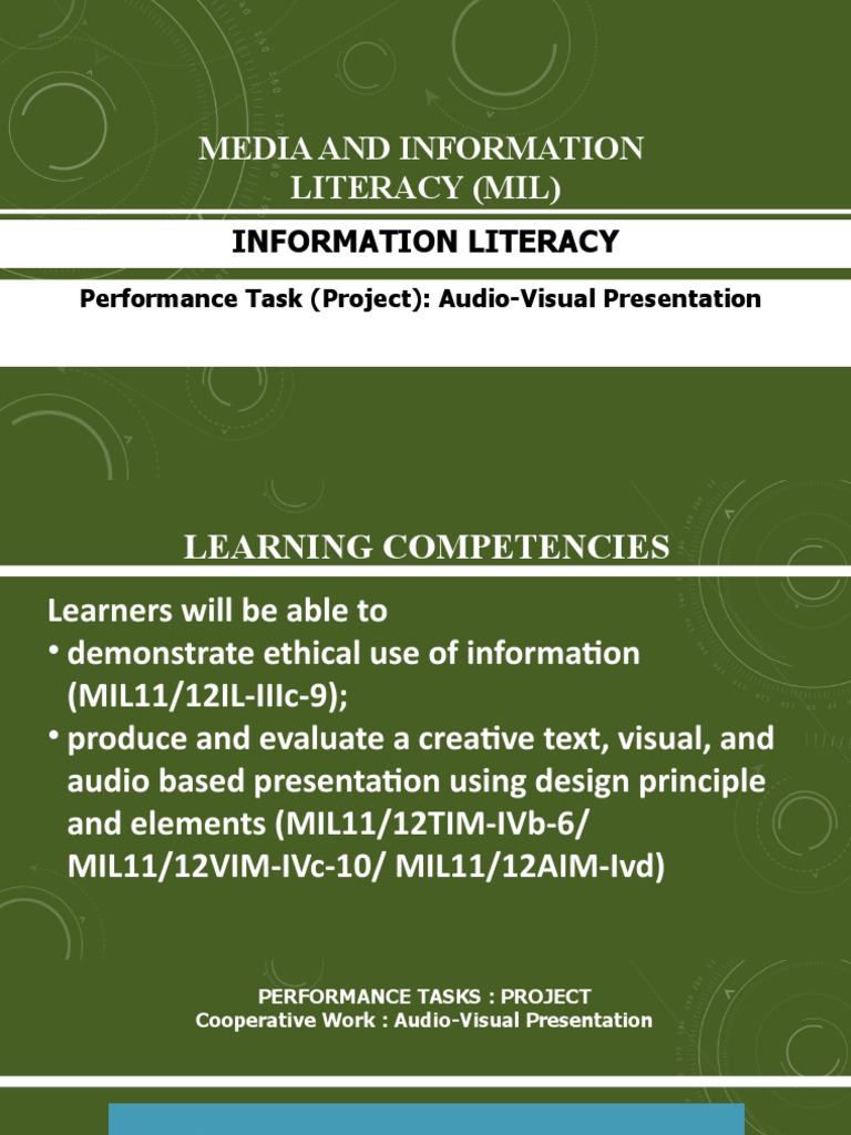 Media and Information Litercy Performance Task | PDF | Information ...