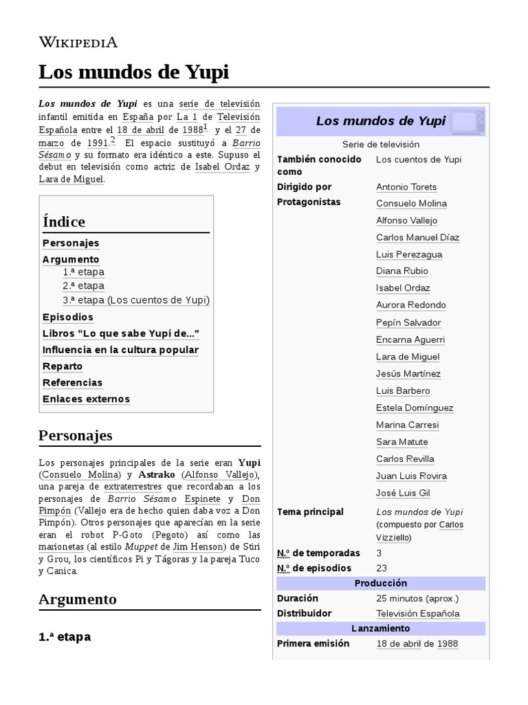 Los Mundos de Yupi | PDF