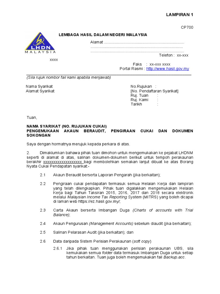 Lembaga Hasil Dalam Negeri Malaysia | PDF