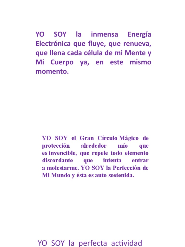 Tarjetas YO SOY | PDF