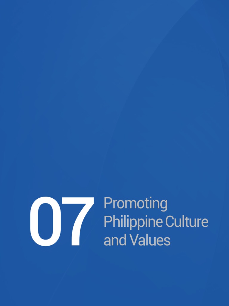 Promoting Philippine Culture and Values | PDF | Cultural Heritage ...