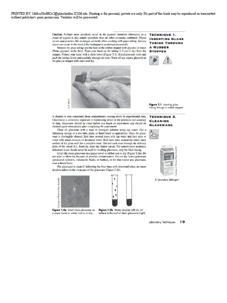 Discussions For Exercise 1B Laboratory Techniques Manual Laboratory Assignment | PDF