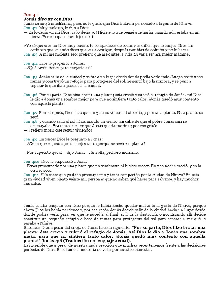 Jonas 4 | PDF | Jonás