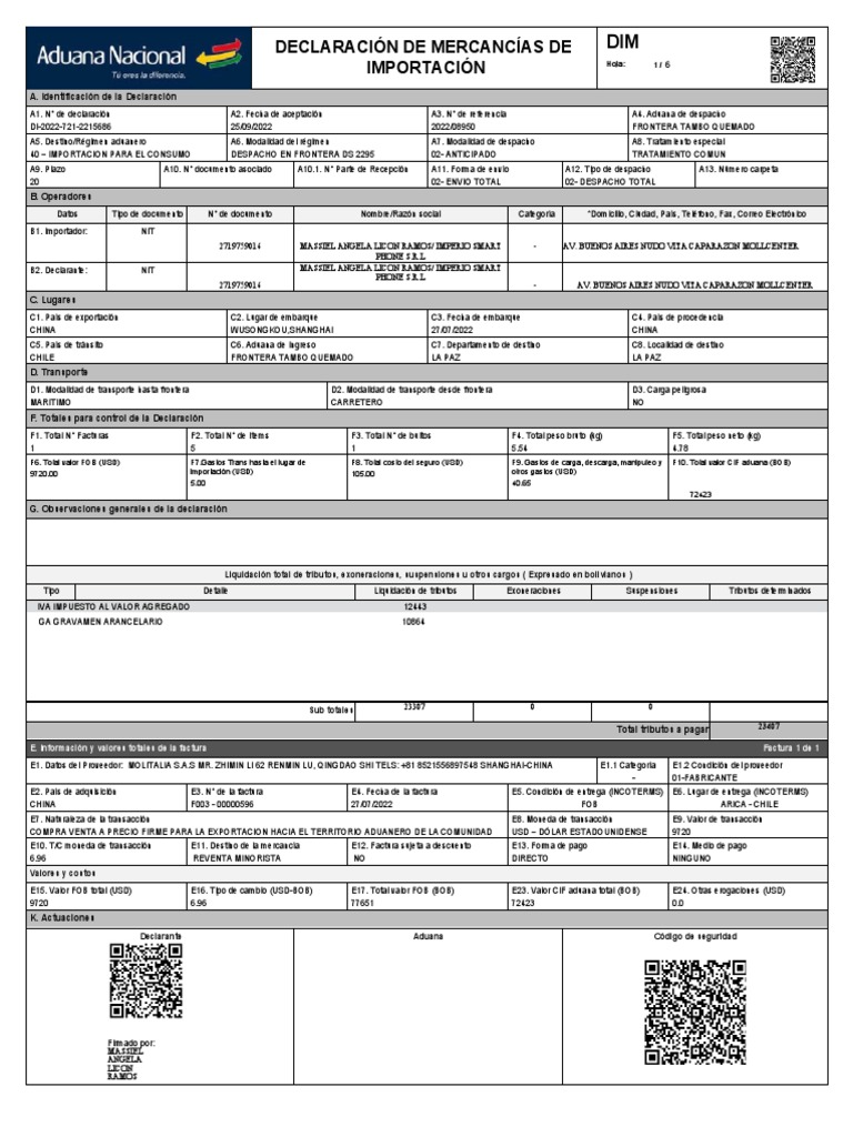Dim Celulares | PDF | Comercio | Economias