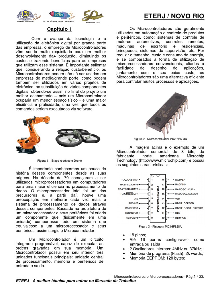 7 - Microcontrolador e Microprocessador | PDF | Microcontrolador ...