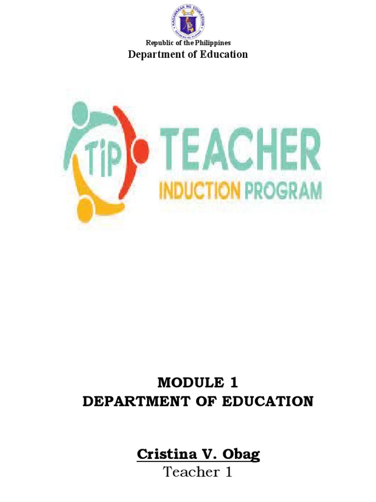 Cvobag Tip Module 1 Session 2 | PDF | Teachers | Cognition Cvobag Tip Module 1 Session 2 | PDF | Teachers | Cognition