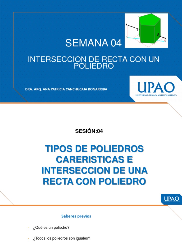 Interseccion de Recta Con Poliedro | PDF