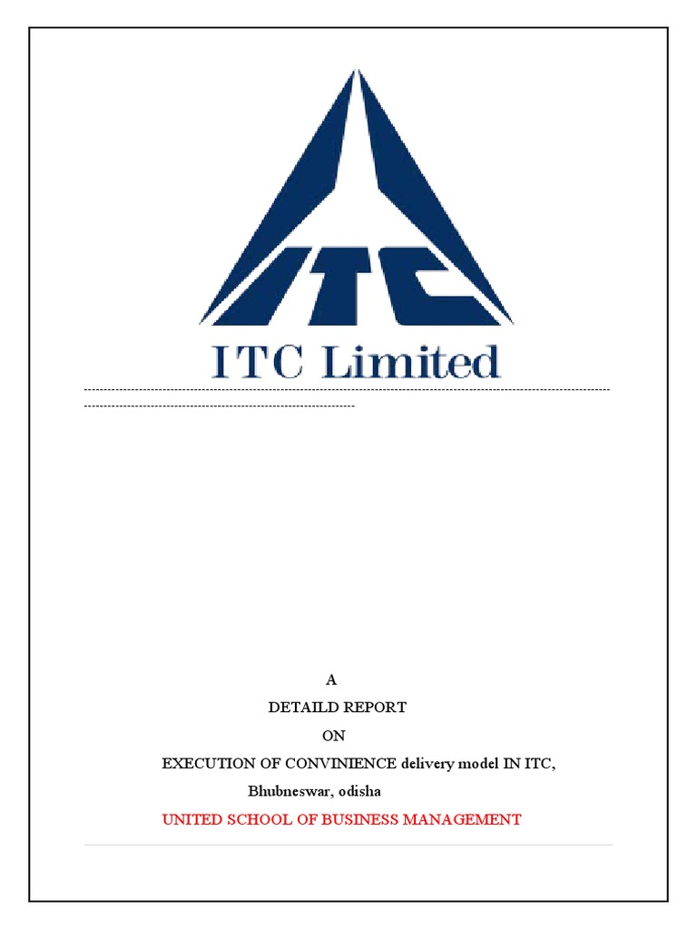 Itc Internship | PDF | Business | Business Process