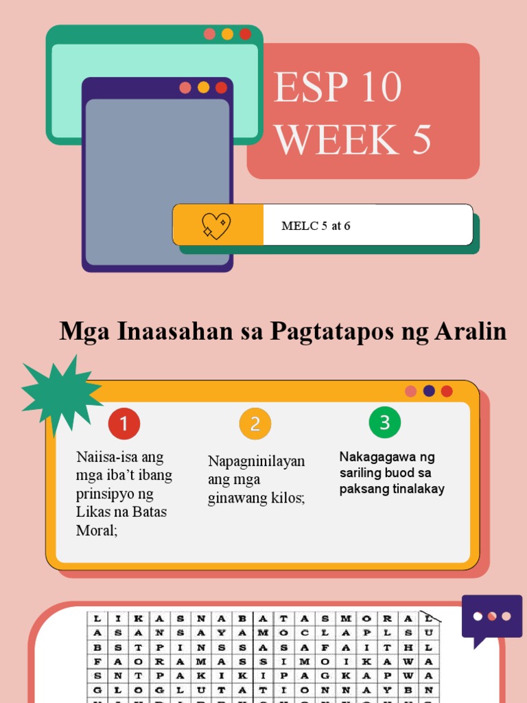 Melc 5 and 6 - Lec 1 Esp 10 | PDF
