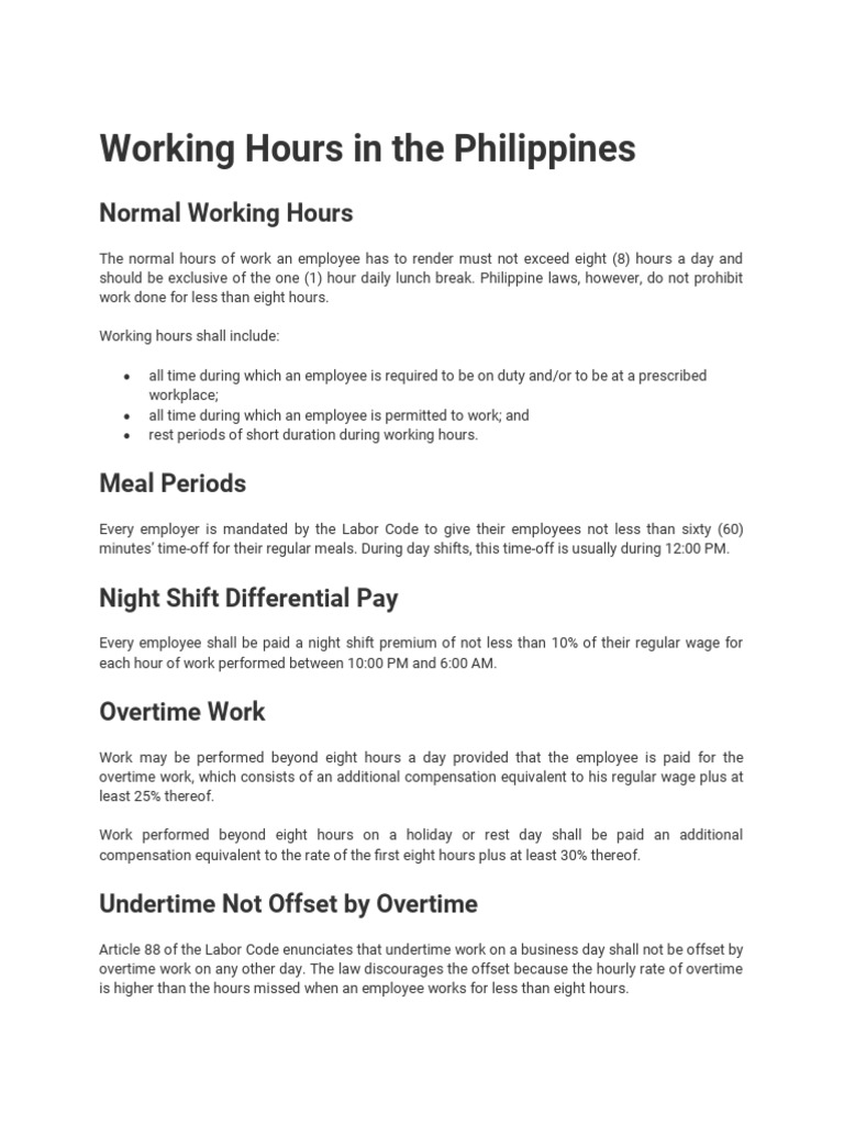 working-hours-in-the-philippines-pdf-overtime-employment