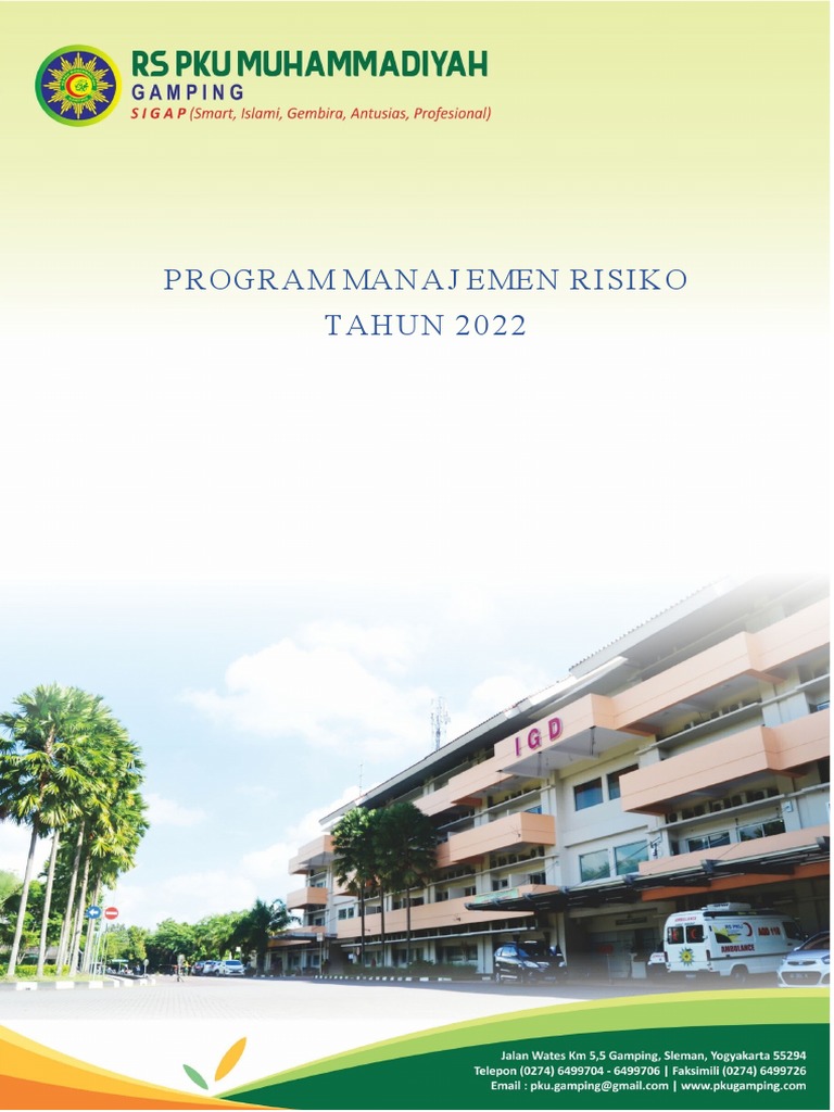 Program Manajemen Risiko RS 2022 | PDF