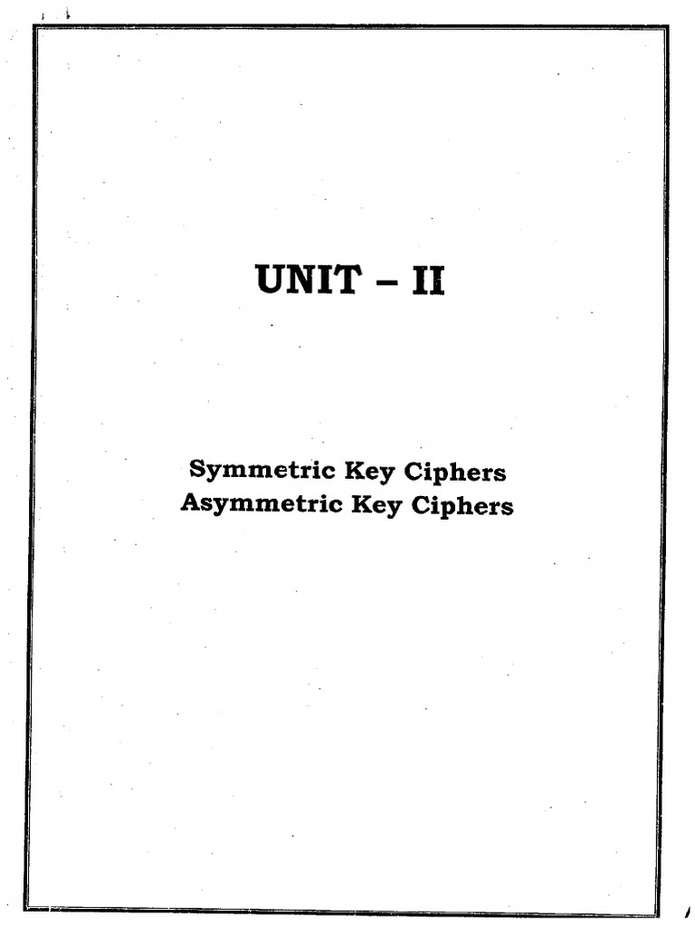 CNS Unit-2 | PDF