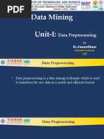 Data Preprocessing in Data Mining | PDF | Principal Component Analysis | Data Compression