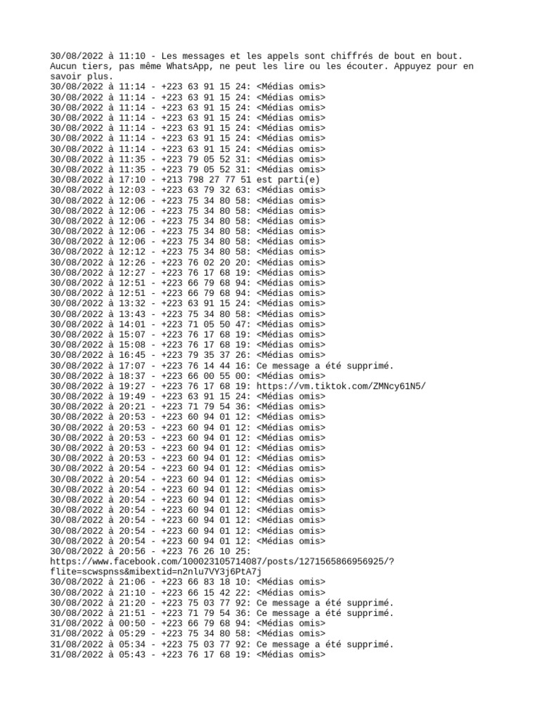 Discussion Whatsapp Avec Groupe Infos Koutiala | PDF | Maison et jardin