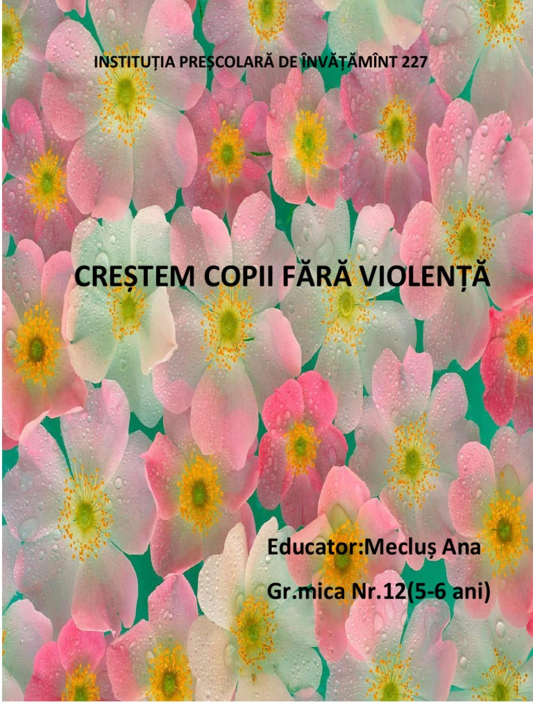 Crestem Copii Fara Violenta | PDF