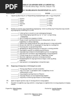 ESP Grade 1 2nd Quarter Worksheets | PDF