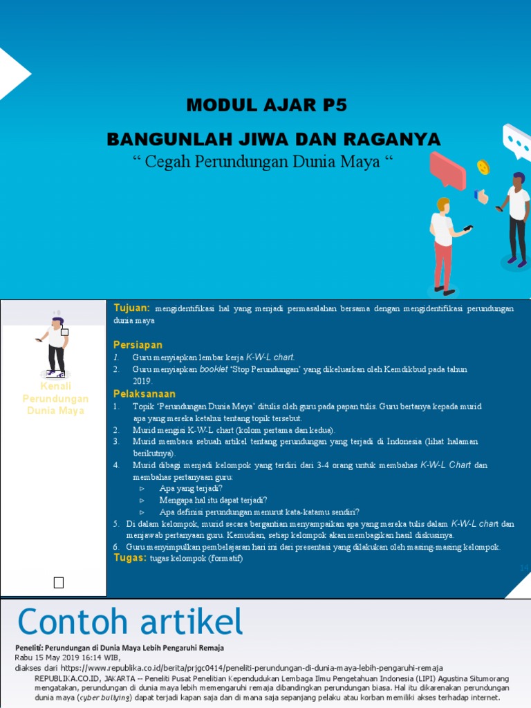 Modul P5 Bangunlah Jiwa Dan Raganya | PDF | Karier & Perkembangan | Kesehatan Holistik