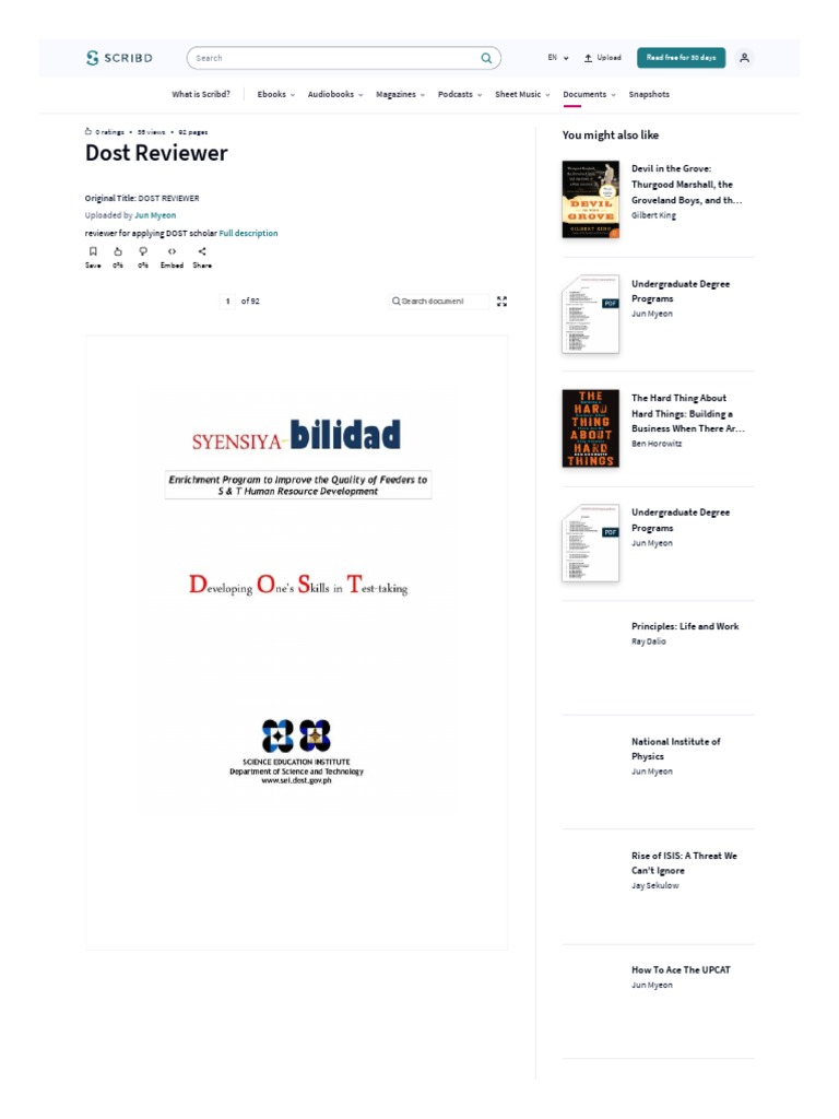 DOST Reviewer 2025 with Answer Key | PDF | Scribd | Written Communication