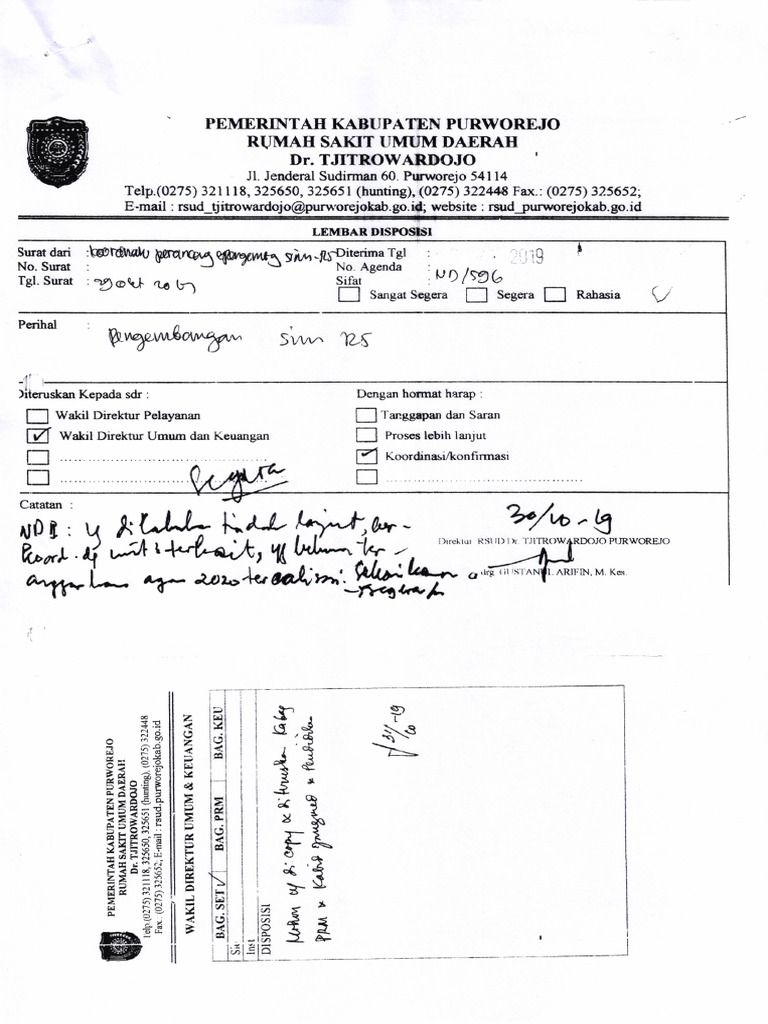 Pengembangan SIM-RS di RSUD Purworejo | PDF