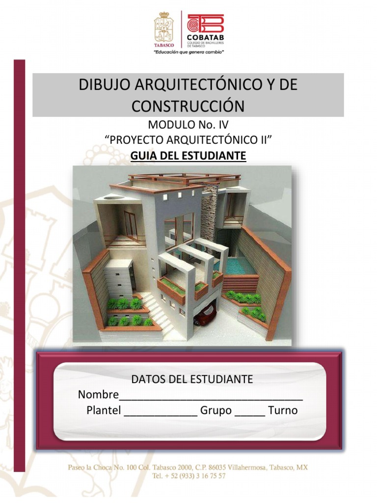 Guía de estudio para el módulo de Proyecto Arquitectónico II: Materiales, mezclas, elementos de ...