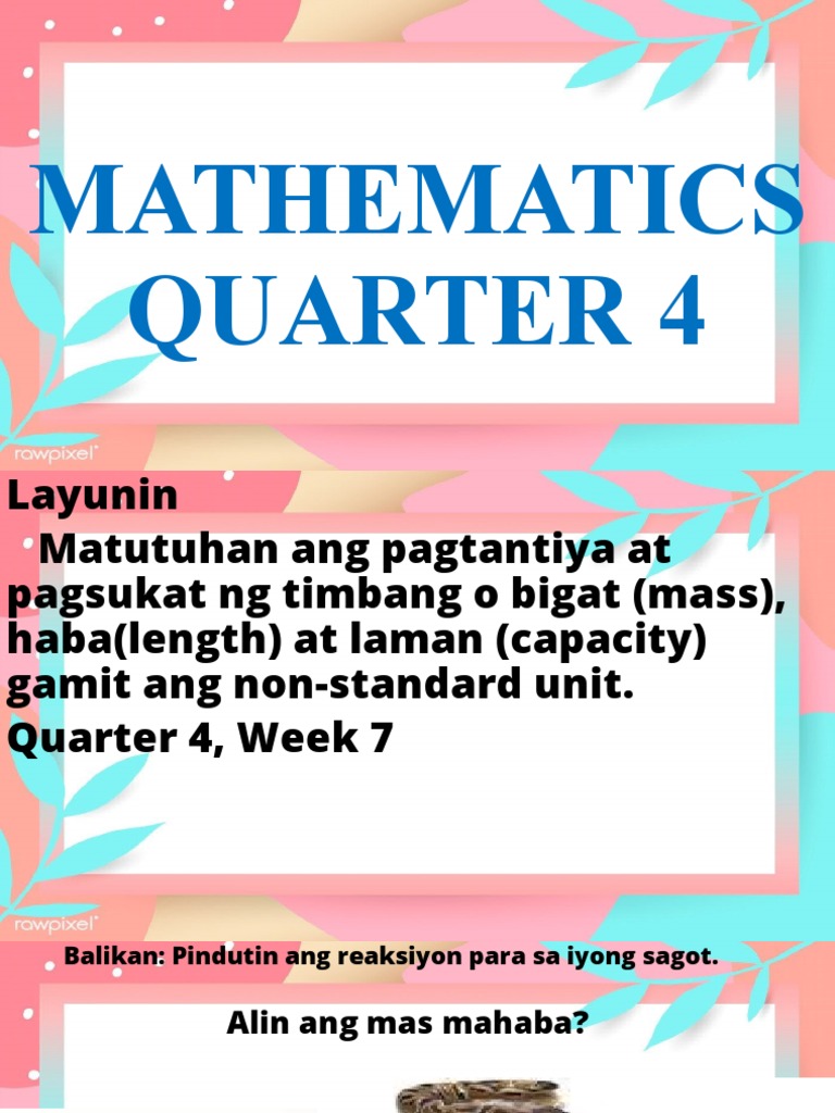 Math Q4 W7 | PDF