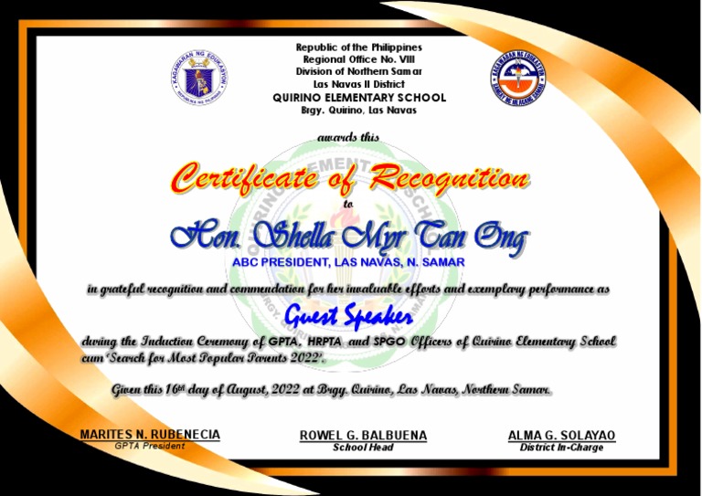 Cert Guest Speaker | PDF