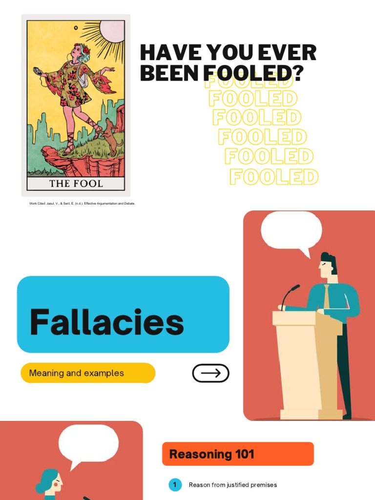 Lesson 12 - Fallacies | PDF | Fallacy | Argument