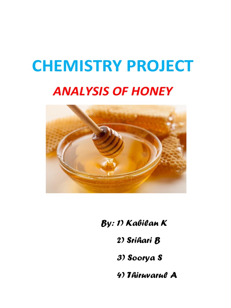 Chemistry Project | PDF | Honey | Magnesium