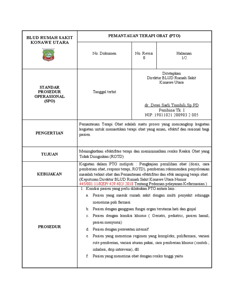 Pemantauan Terapi Obat | PDF
