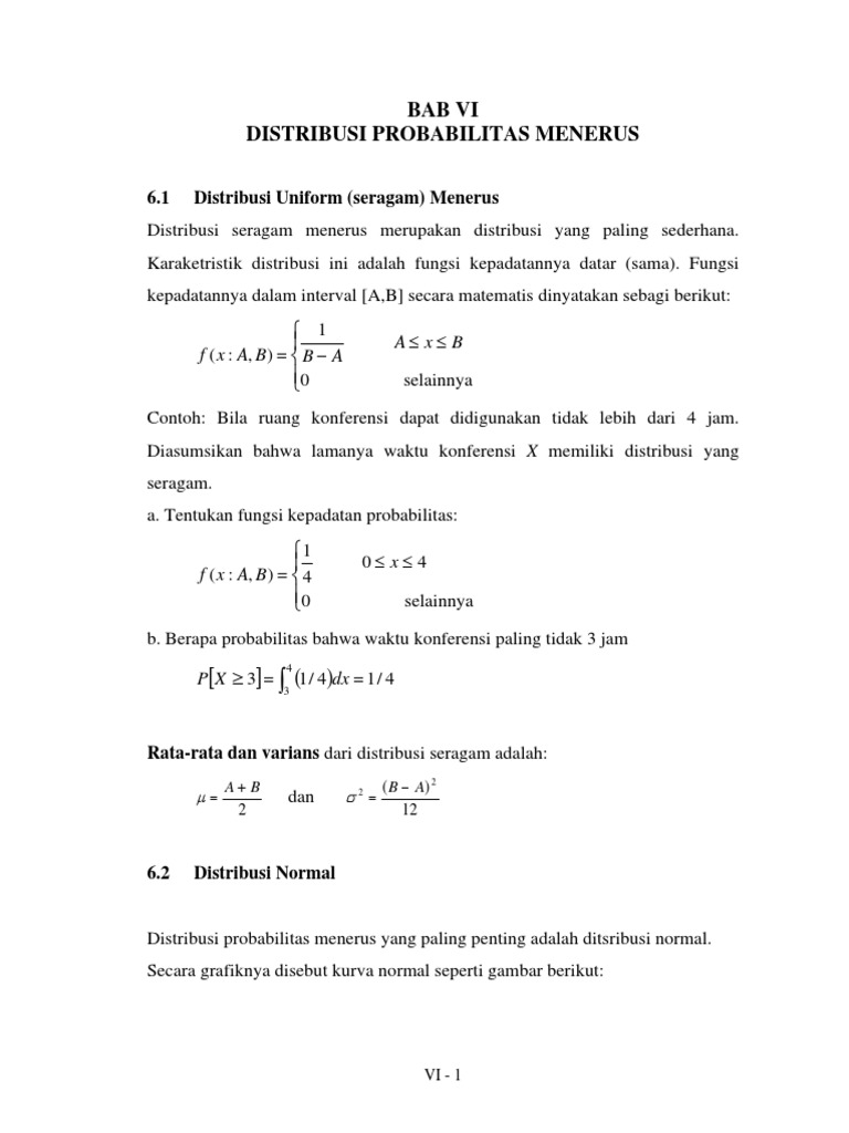 Distribusi Normal Dan Lognormal | PDF