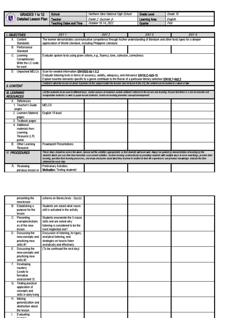 DLL Week 7 | PDF | Educational Assessment | Cognitive Science