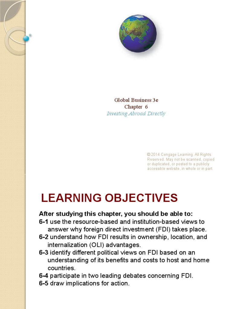Investing Abroad Directly | PDF | Foreign Direct Investment | Economies Investing Abroad Directly | PDF | Foreign Direct Investment | Economies