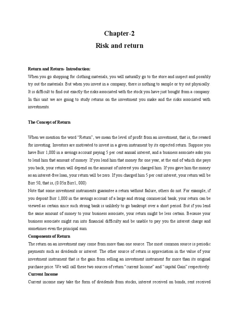 Chapter-2 IAPM | Download Free PDF | Investing | Interest