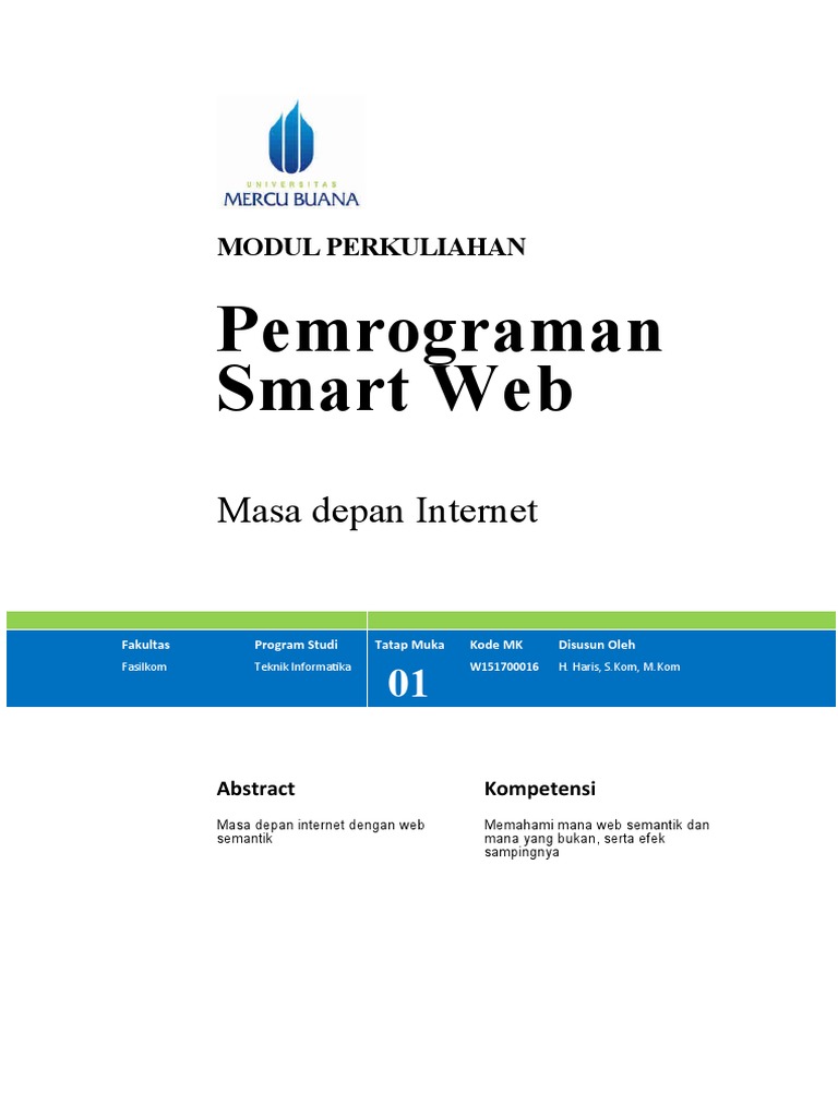 Masa Depan Web Semantik dan Aplikasinya | PDF | Teknologi & Rekayasa