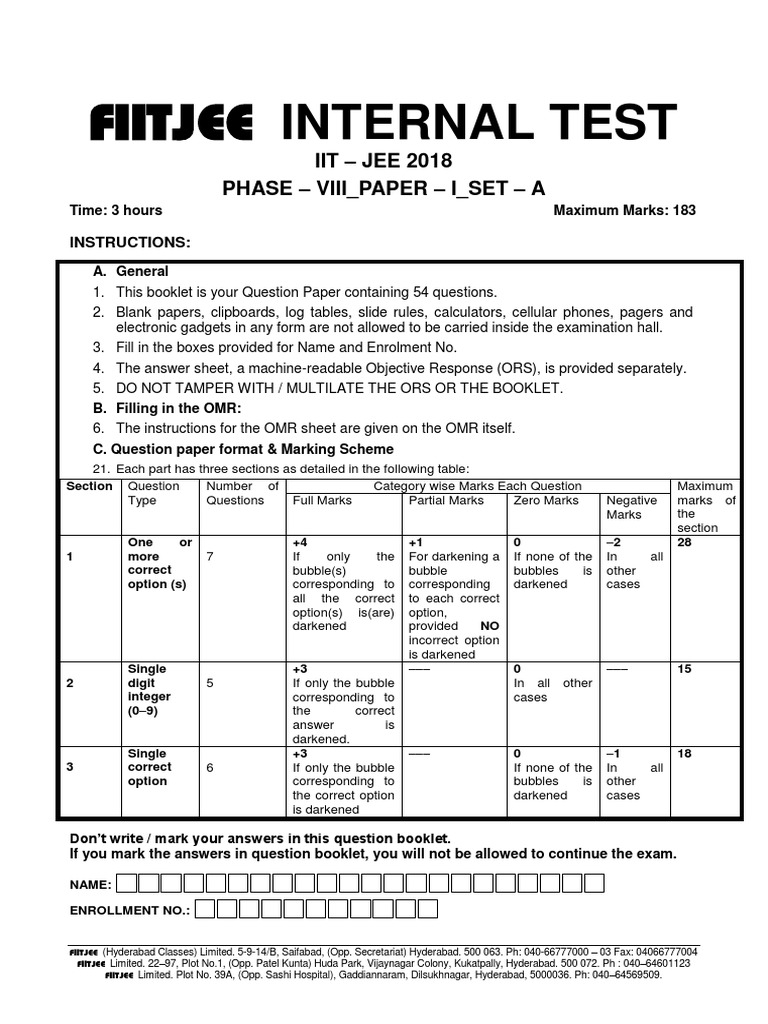 FIITJEE Phase 7 | PDF | Electron | Atomic