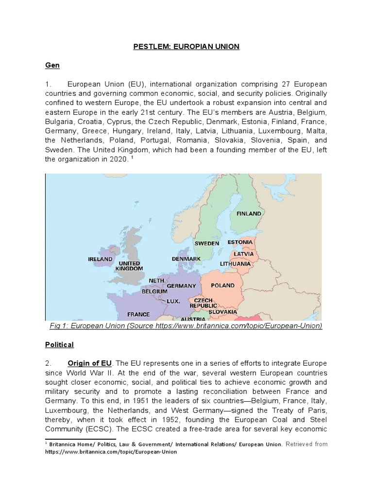 Pestlem Eu2 | PDF | Euro | European Union