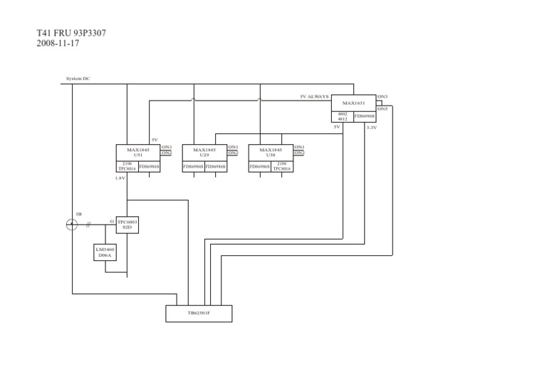 T41 FRU 93P3307 Component List | PDF | Computers