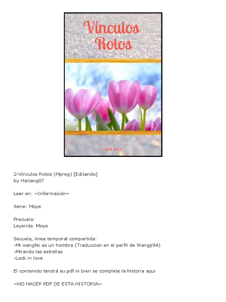 Vínculos Rotos Sin Edit | PDF | Amor