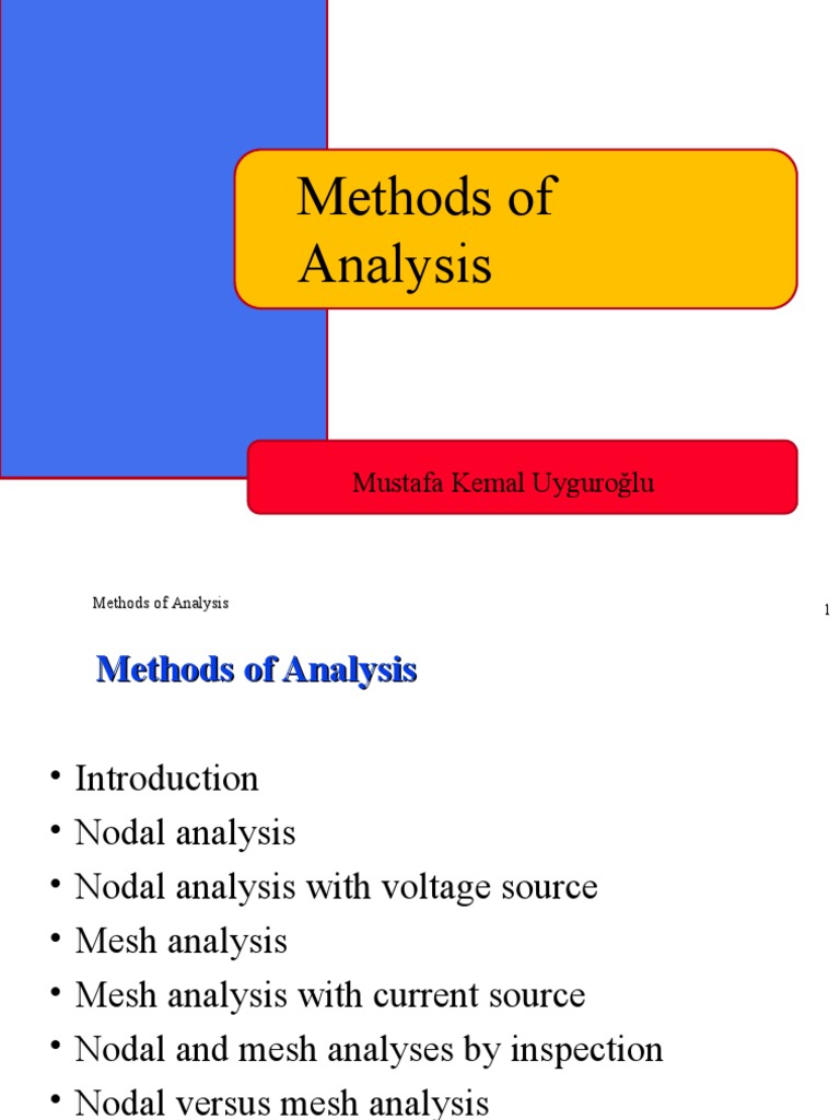 Nodal and Mesh Analysis | PDF | Electromagnetism | Electronics